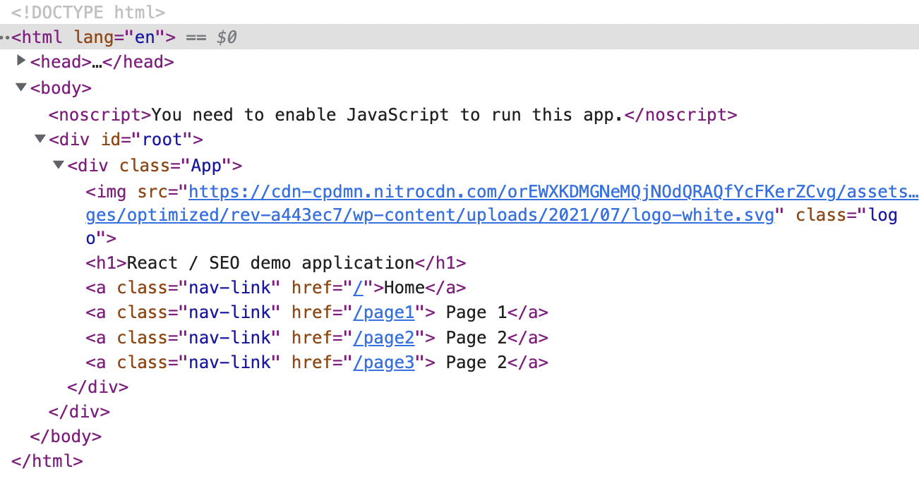 SEO-friendly development: Practical examples and guide to React | Melt ...