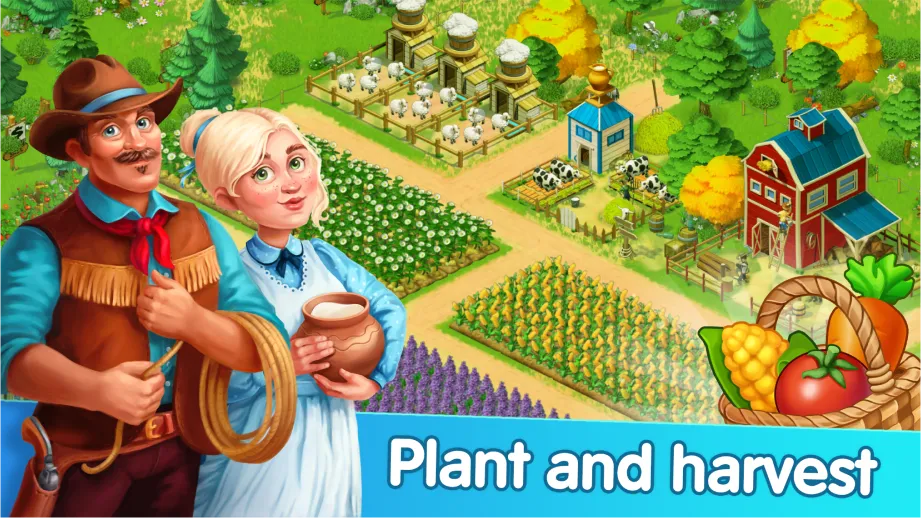Become the owner of the town in the game Homesteads!