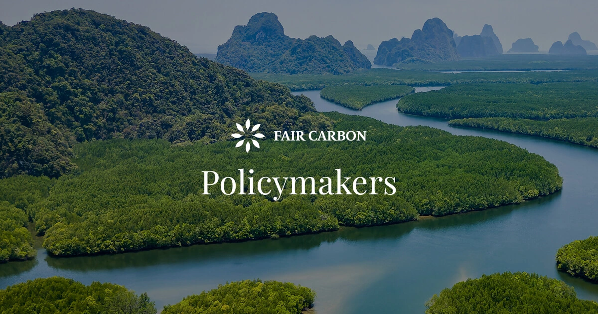 Policymakers - Fair Carbon