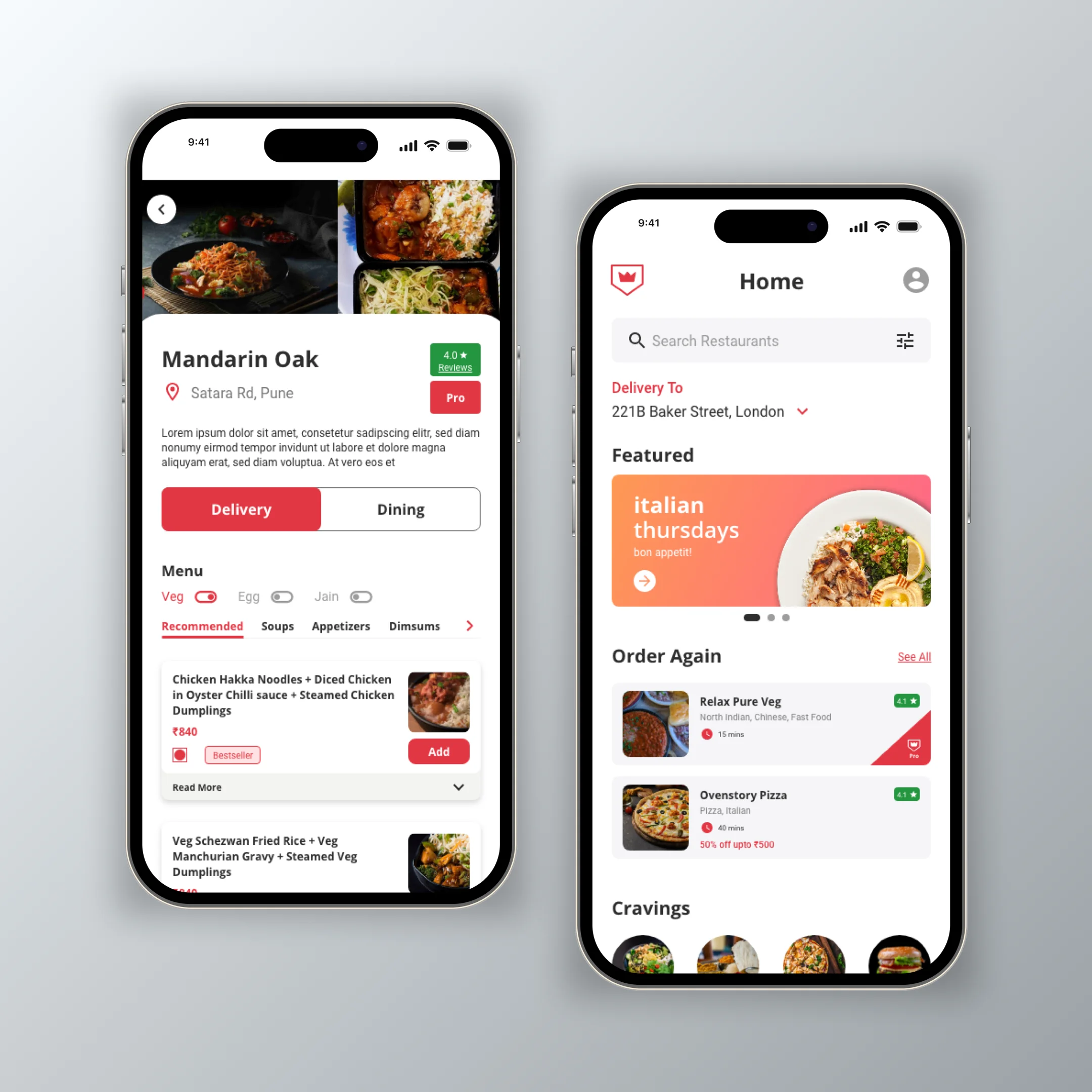 Zomato Redesign