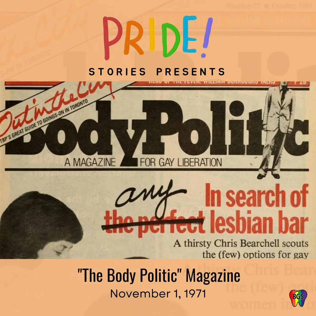 Big Gay Smiles | PRIDE! SERIES: "THE BODY POLITIC" MAGAZINE