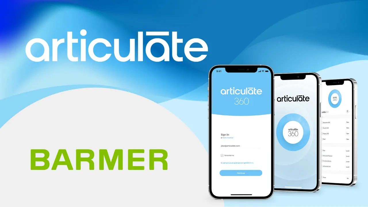 TicTac Learn News: Barmer chooses Articulate 360 to make e-learning ...