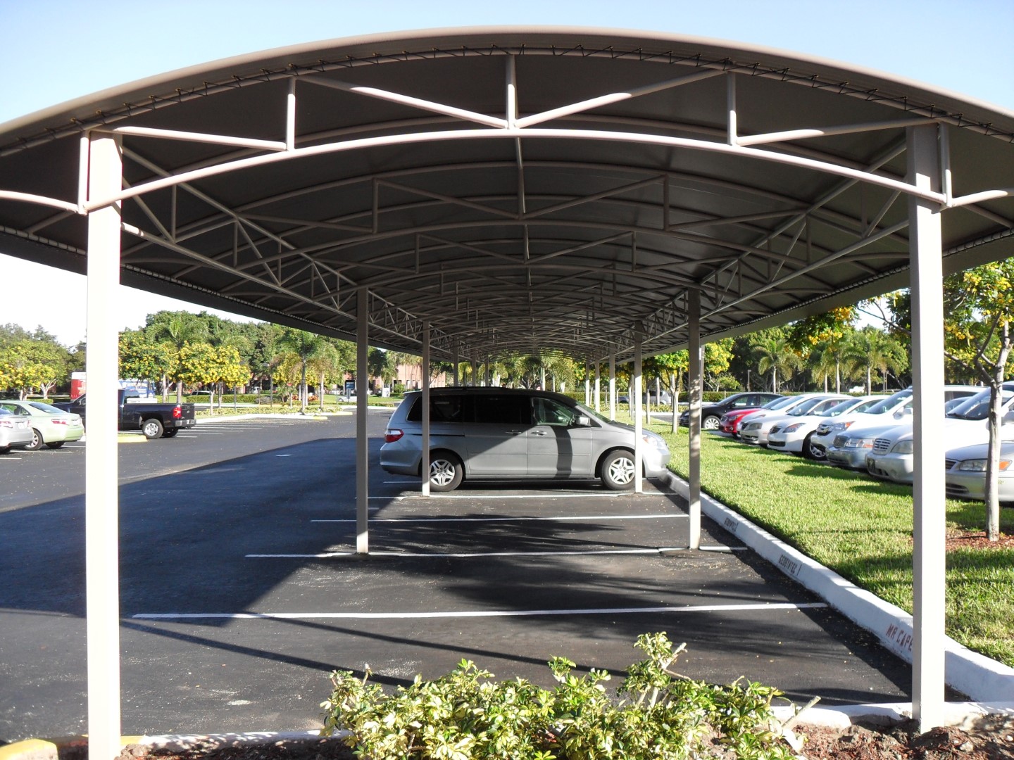 Car Dealership & Carport Shade Structures | Walker Awning