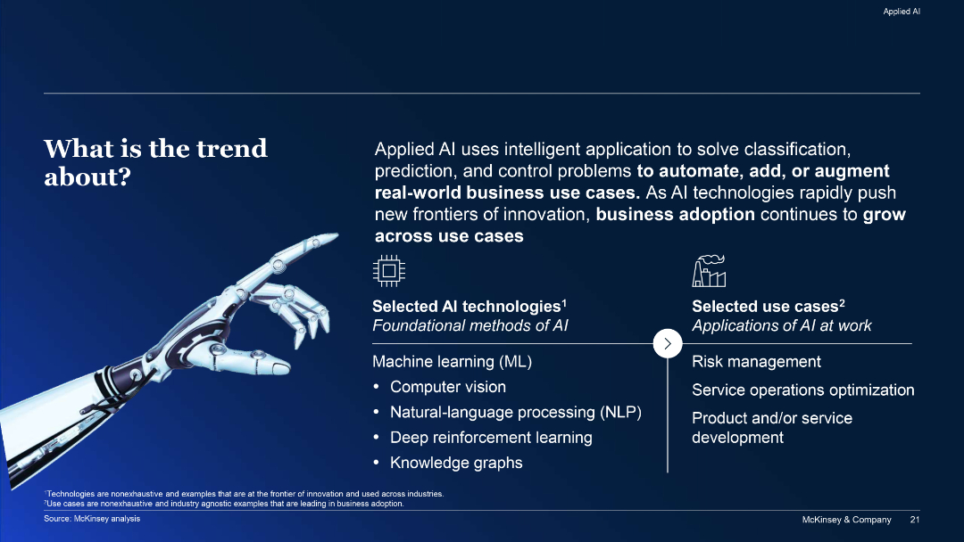 McKinsey | Header Horizontal Slide | Slide 21 | McKinsey Technology ...