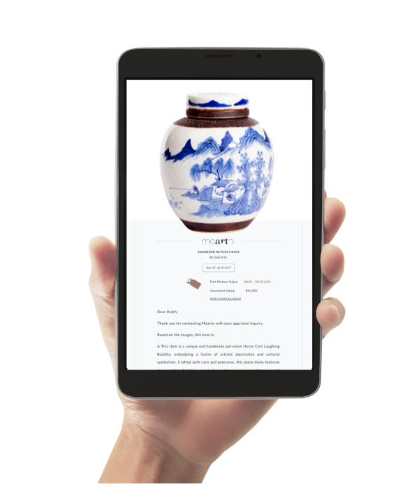 Online art appraisal and antique appraisal