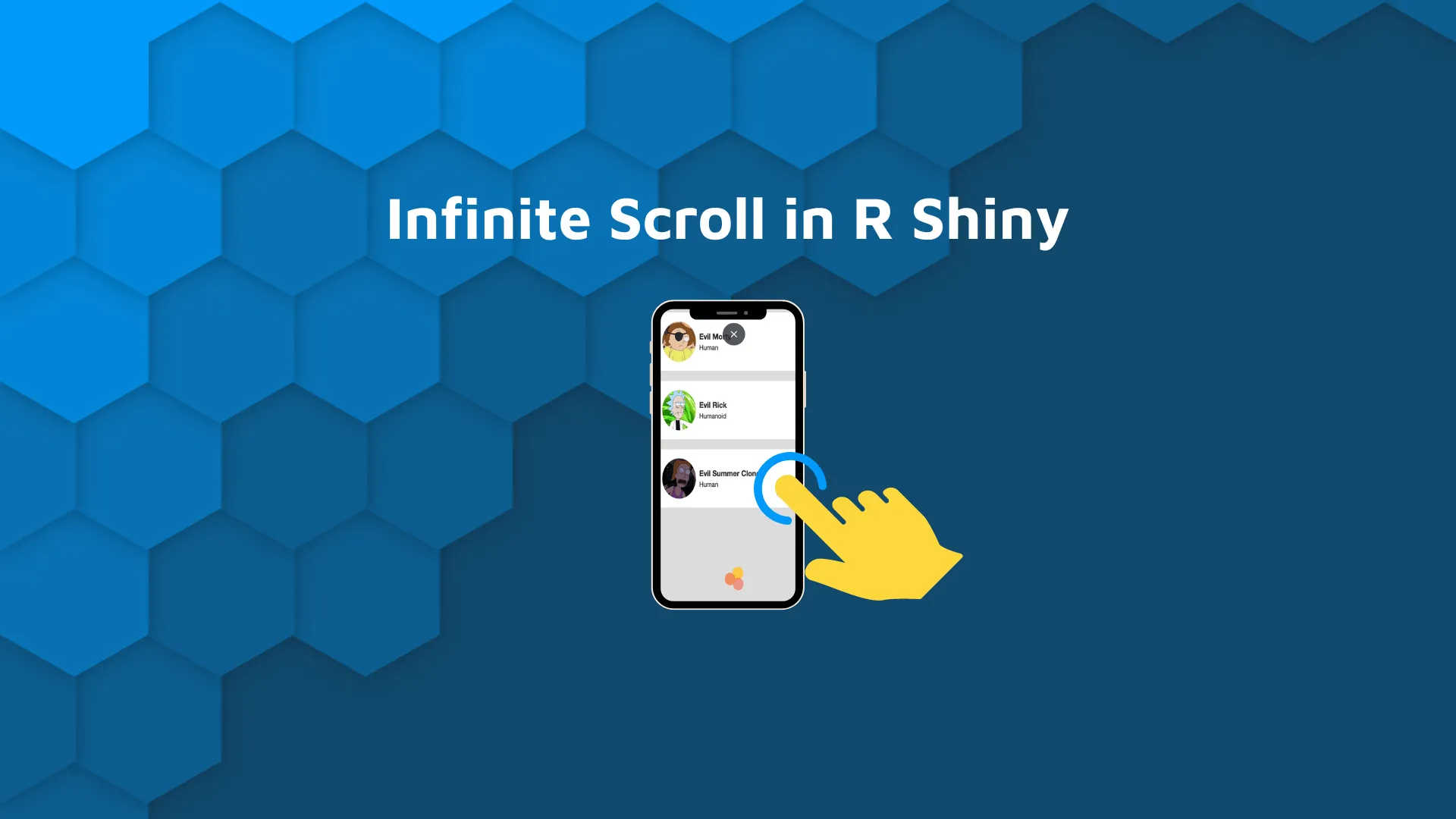 Infinite Scrolling in R Shiny