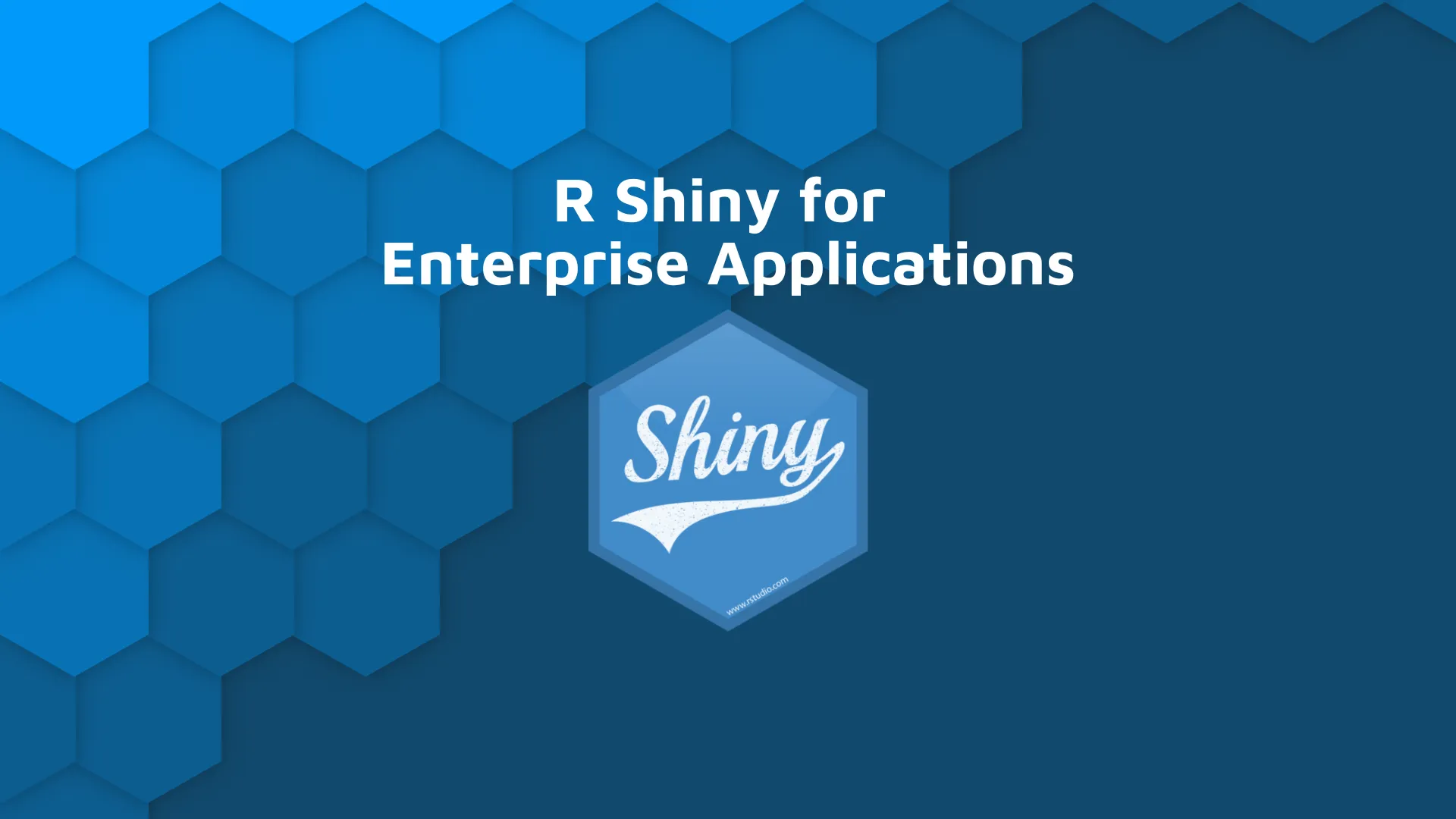 R Shiny for Enterprise Application Development: 6 Lessons for Building ...