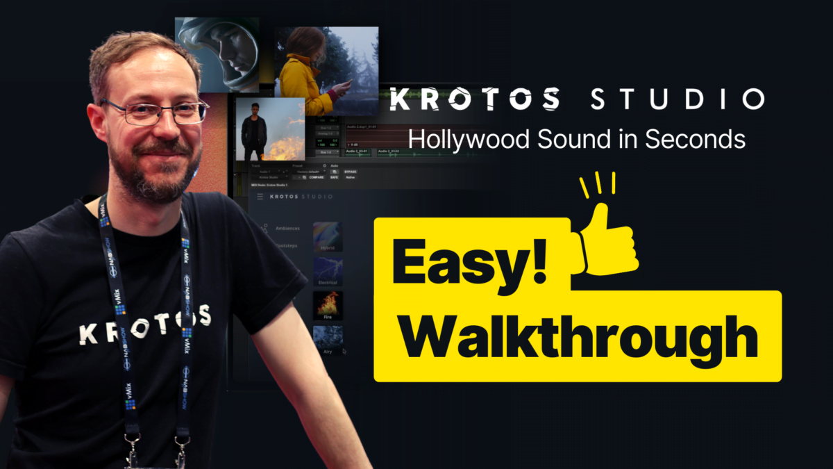 Krotos Studio Walkthrough - Create Sound Effects For Your Video Projects