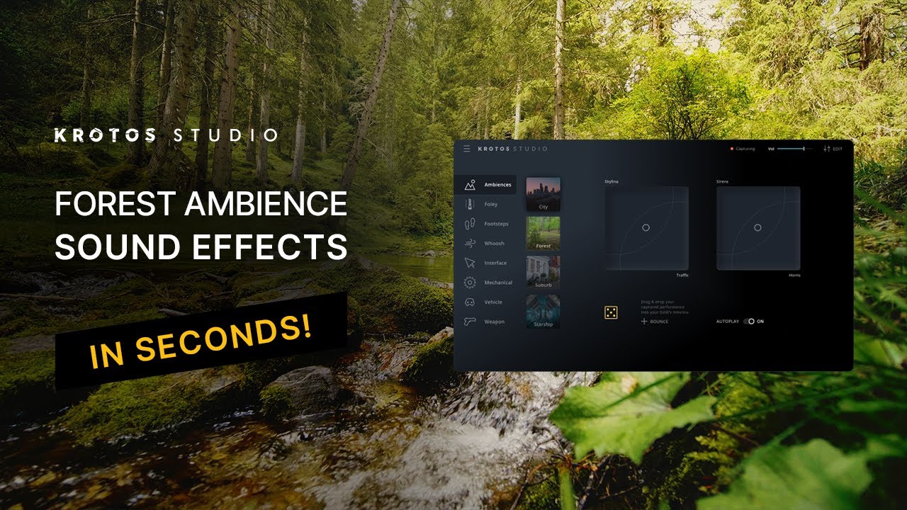 Forest Ambience Sound Effects Using Krotos Studio Free