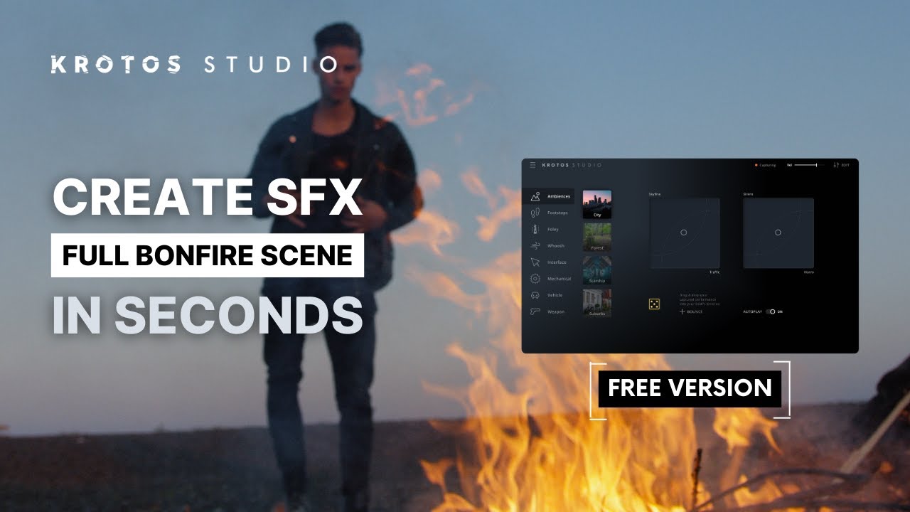 Creating Fire Sound Effects with Krotos Studio