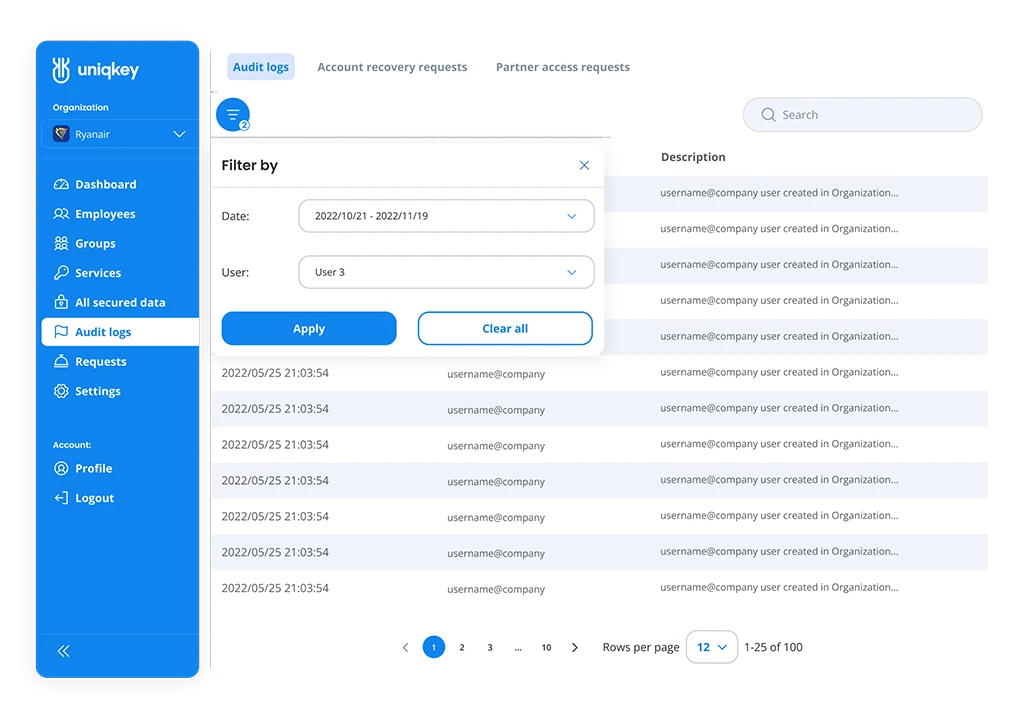 Security Audit Log Immediate Visibility Into User Actions