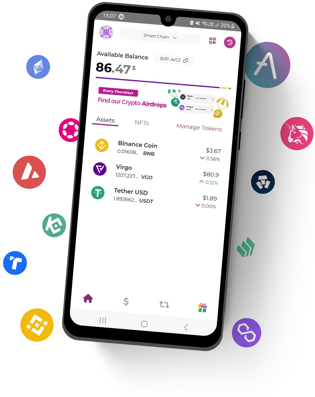 The First Rewarding Crypto Wallet | Virgo