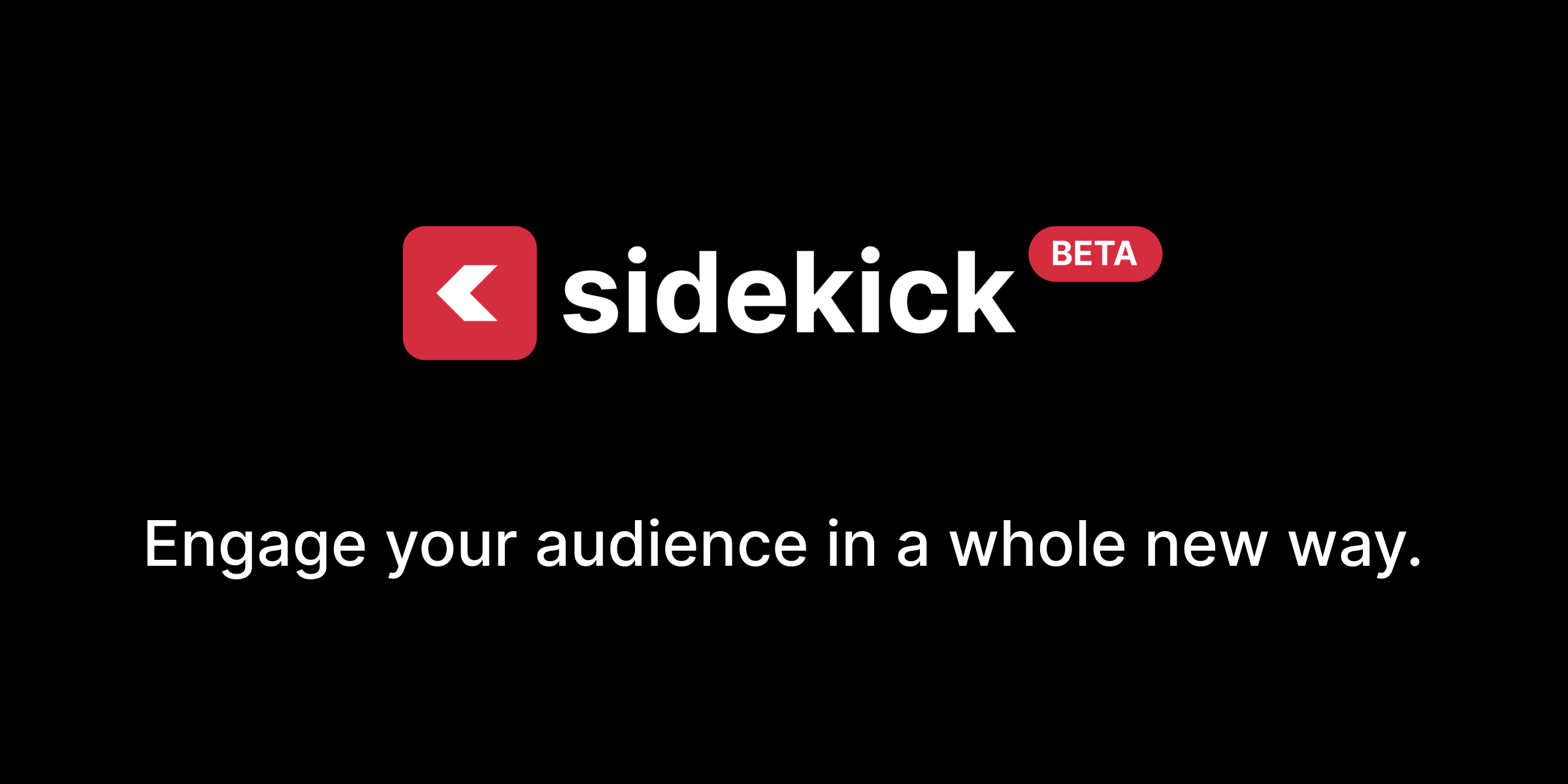 Sidekick :: Presentation and Engagement Tool