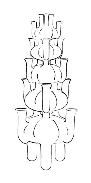 Pyramide Vaas by Studio Roderick Vos