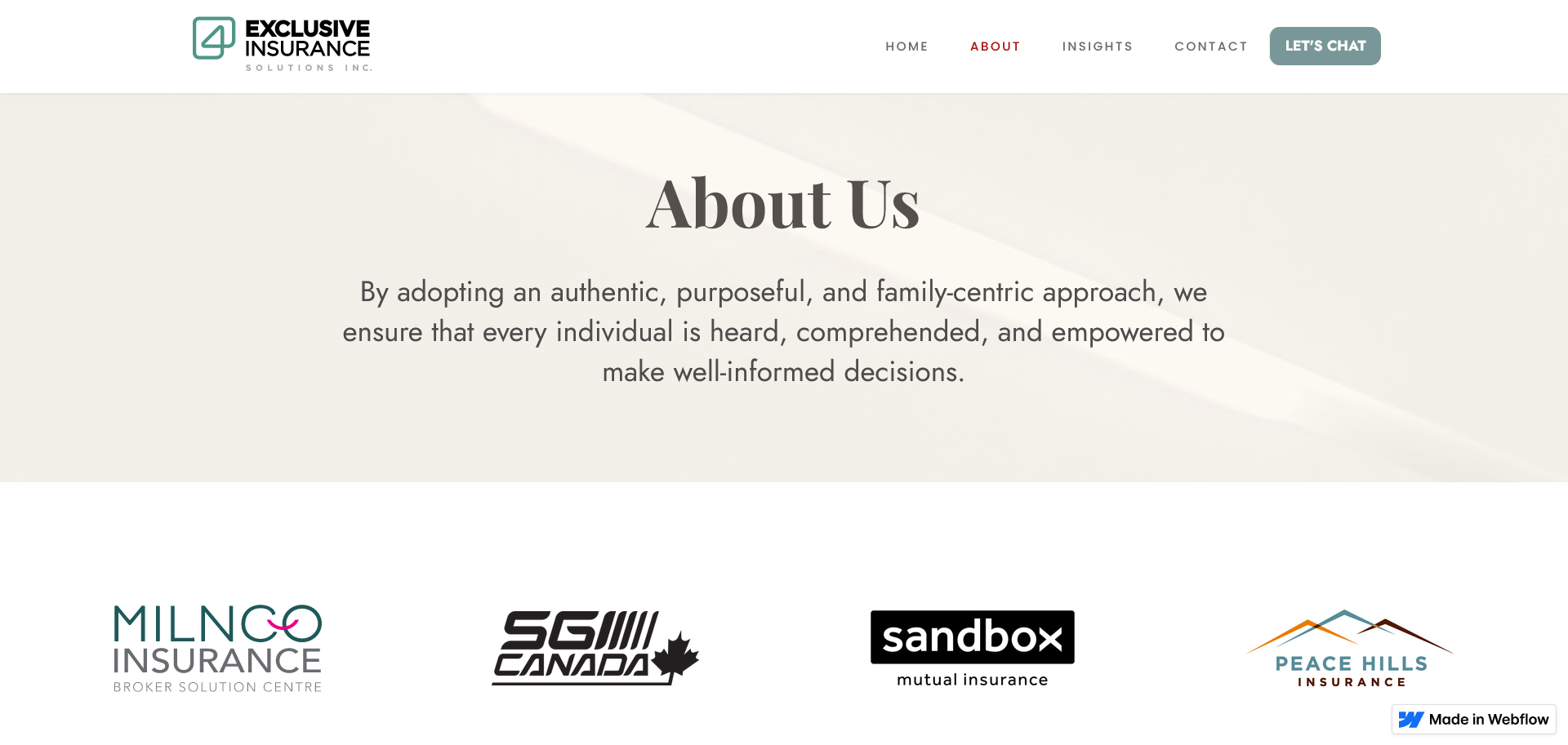 About Us | Exclusive Insurance Insurance Co