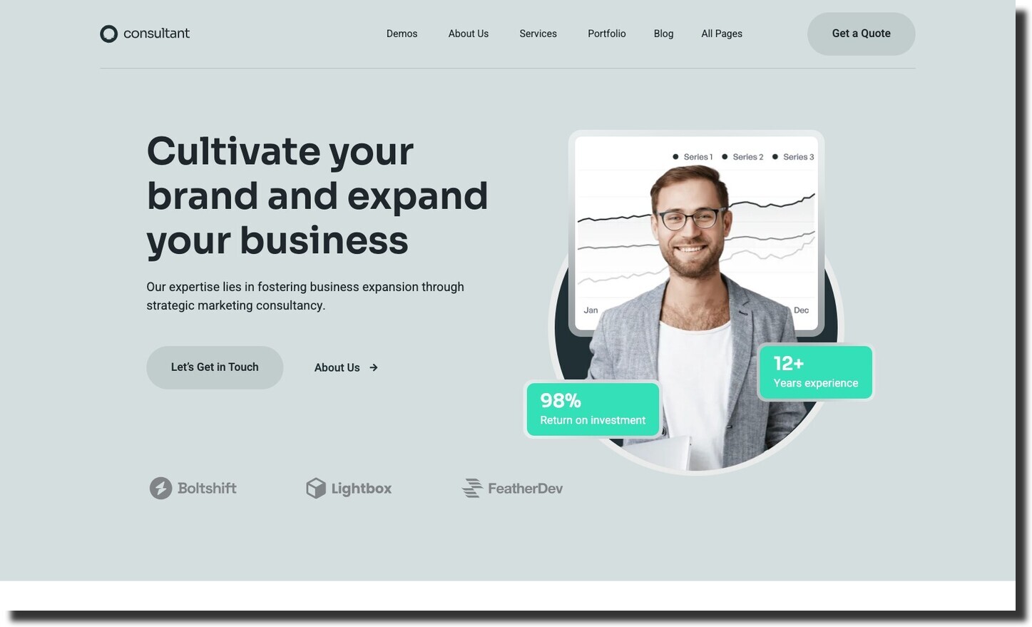 24 Free Consulting Website Templates | 128 Digital