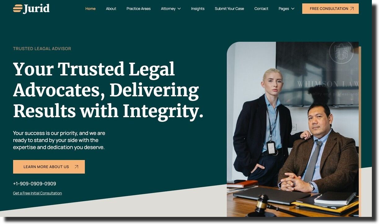 23 Top Attorney Website Templates | 128 Digital