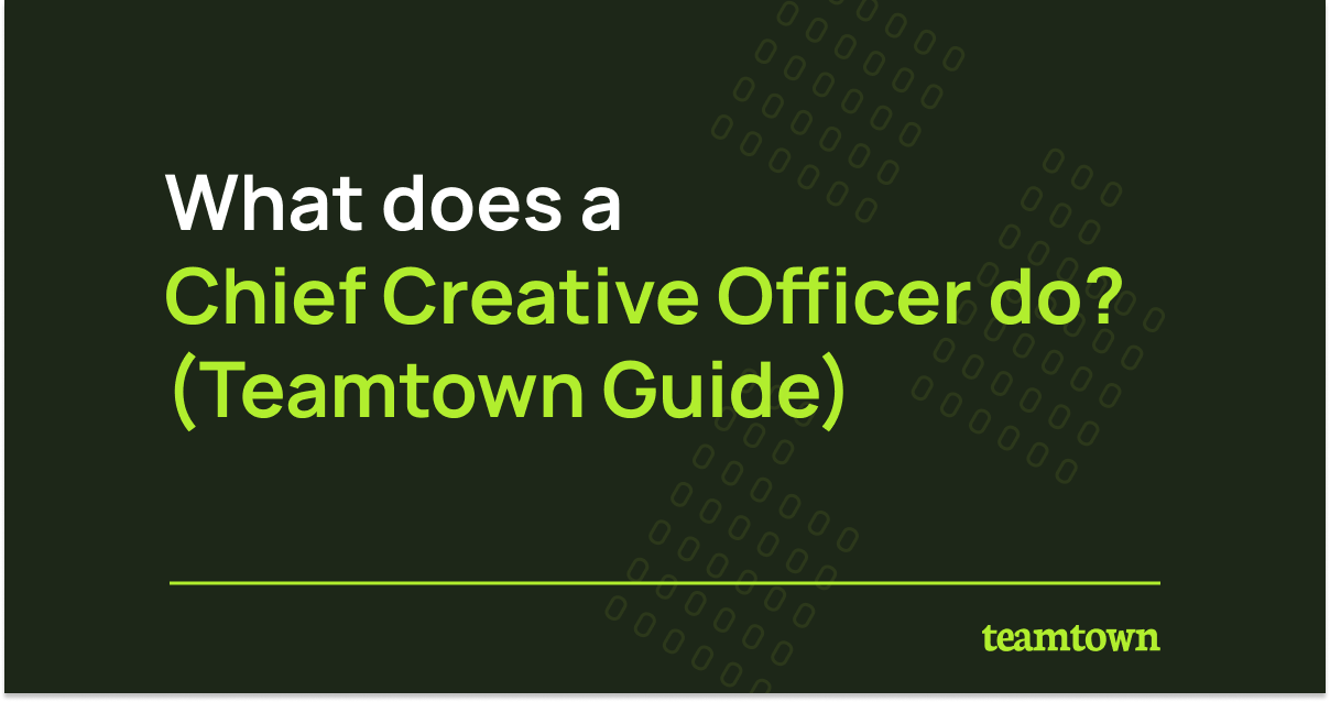 What Does a Chief Creative Officer Do?