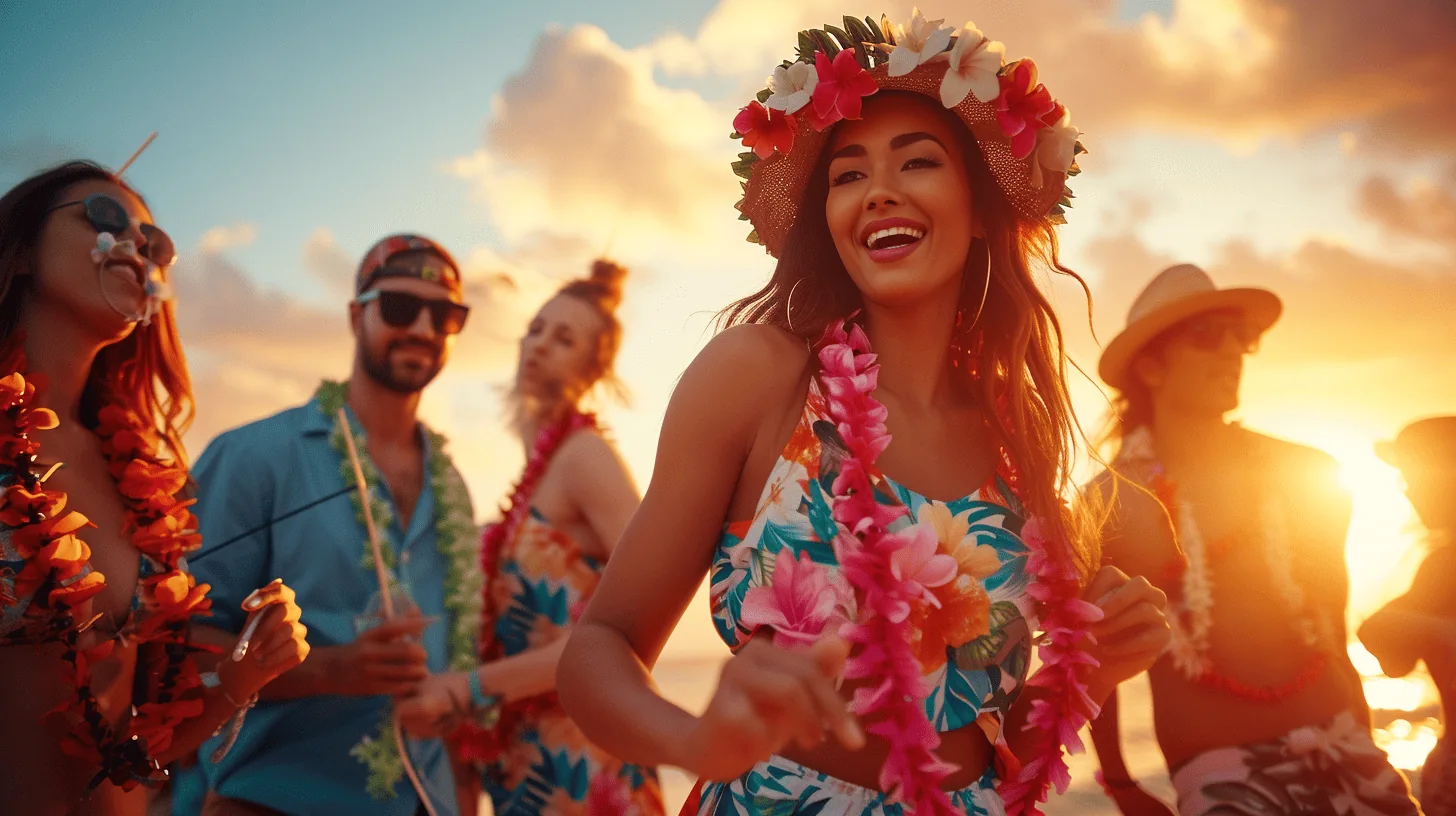 100+ Luau Captions for Tropical Vibes