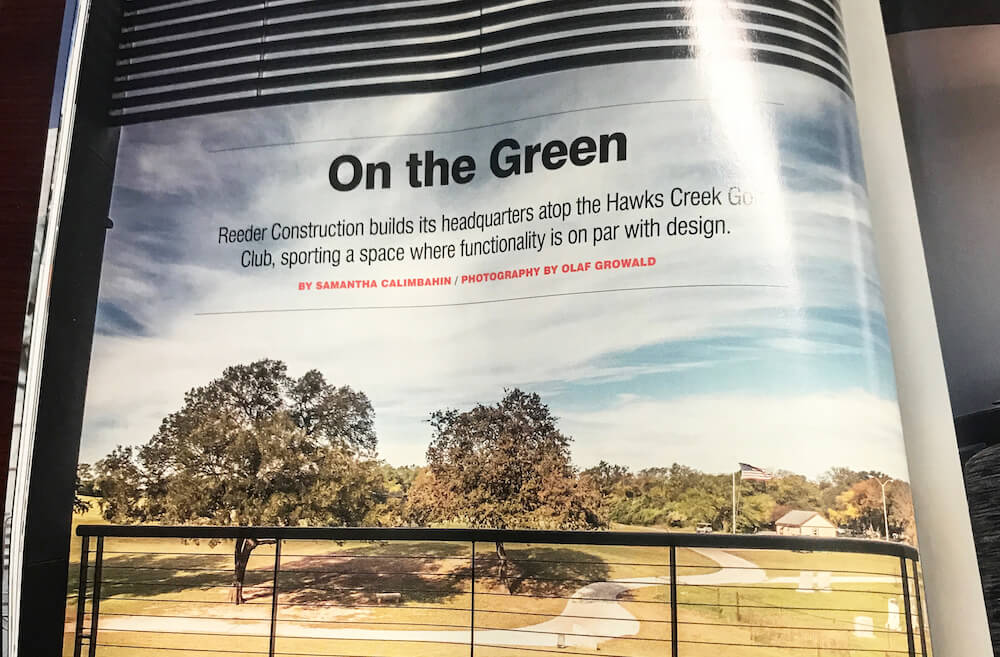 REEDER Construction Featured In FW Inc Magazine