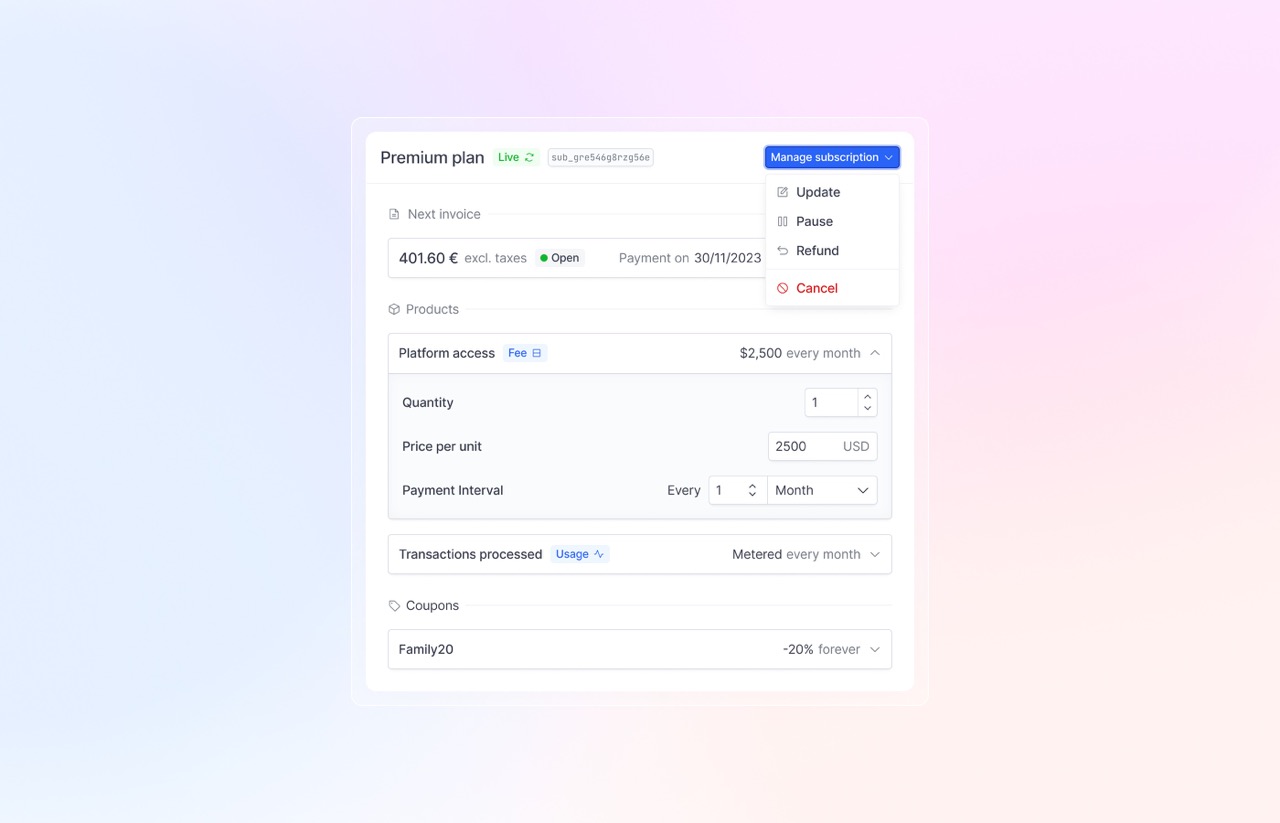 Find the best recurring billing platform for you