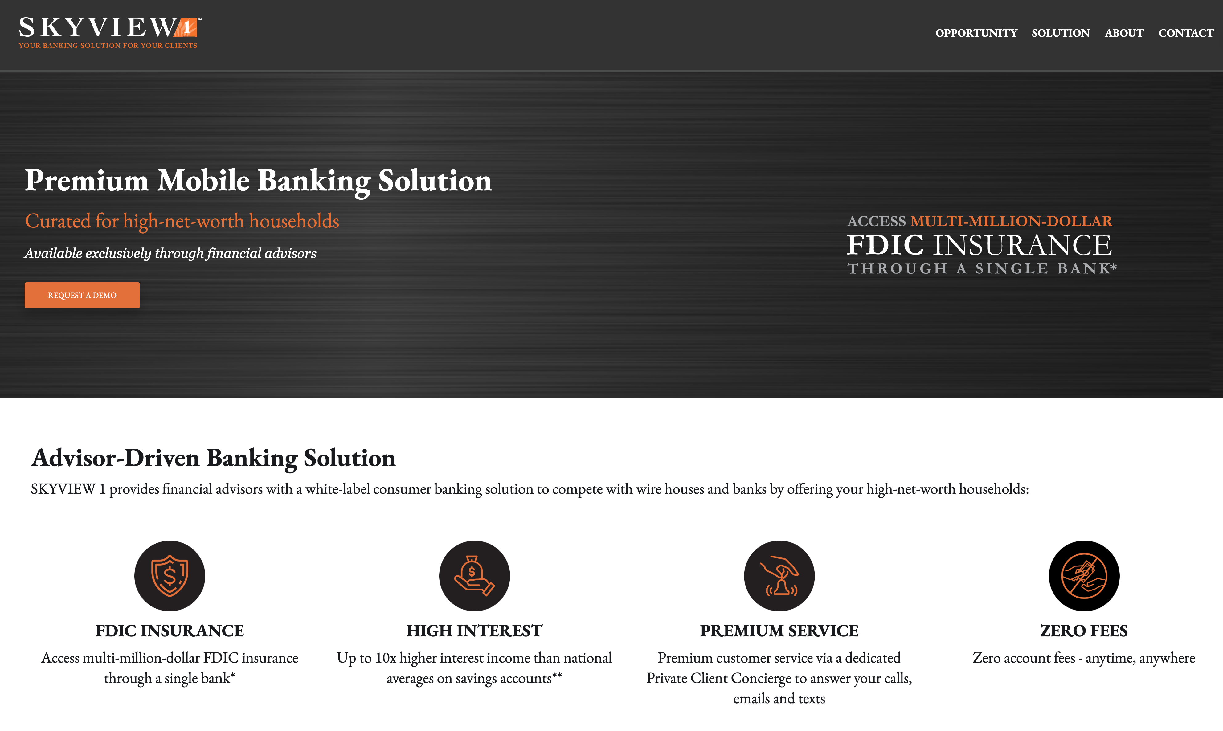 SKYVIEW 1 - Premium Mobile Banking Solution