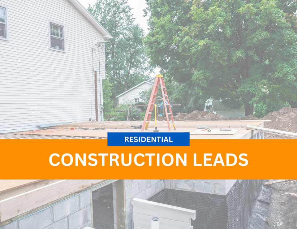 Residential leads for construction companies