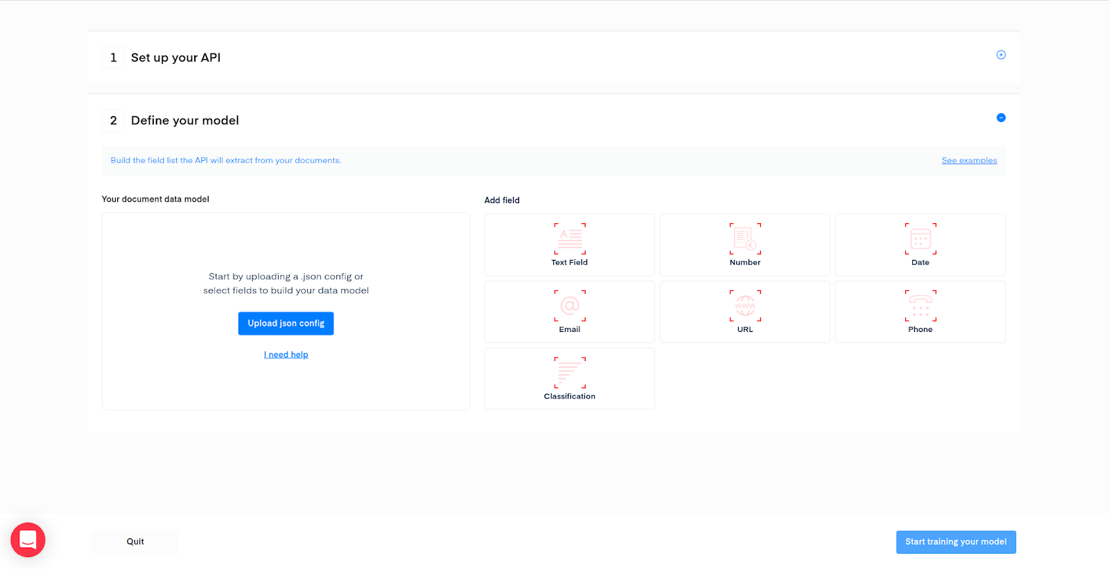 Document classification API - Mindee