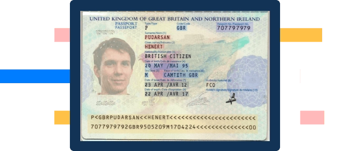 Passport Ocr Digitize Passport Using Ocr Api Mindee