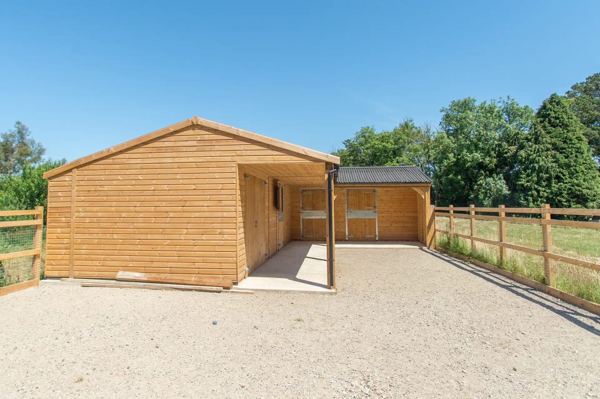 Hard Standing & Access Tracks - Chart Riding Arenas