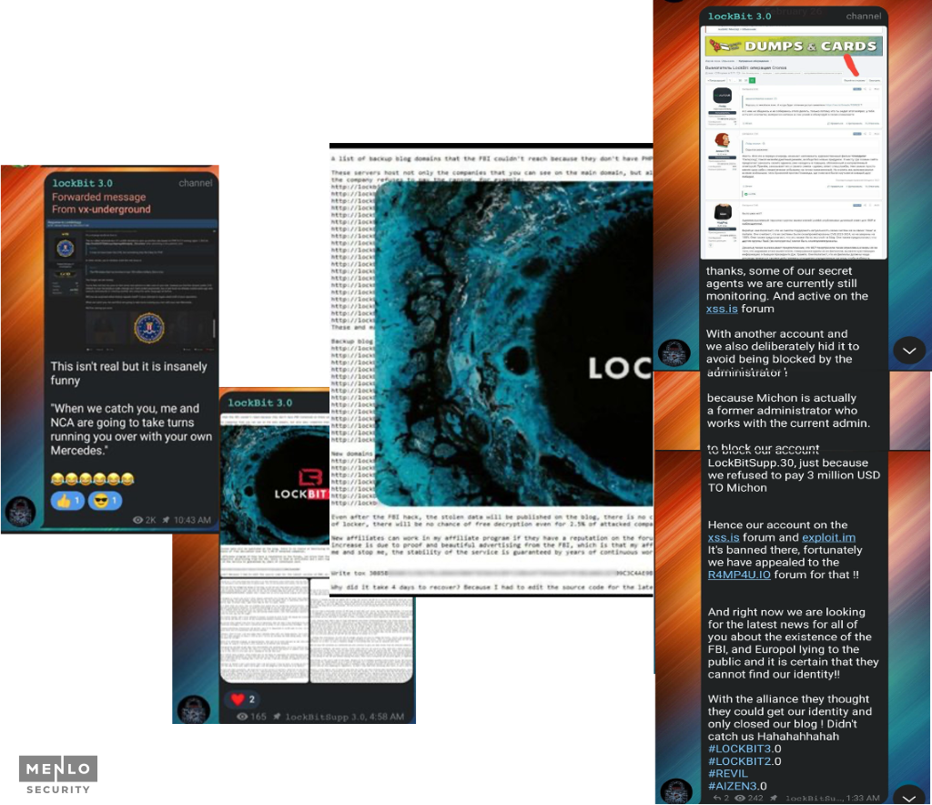Takedown Attempt and Resilience of Lockbit - Blog | Menlo Security