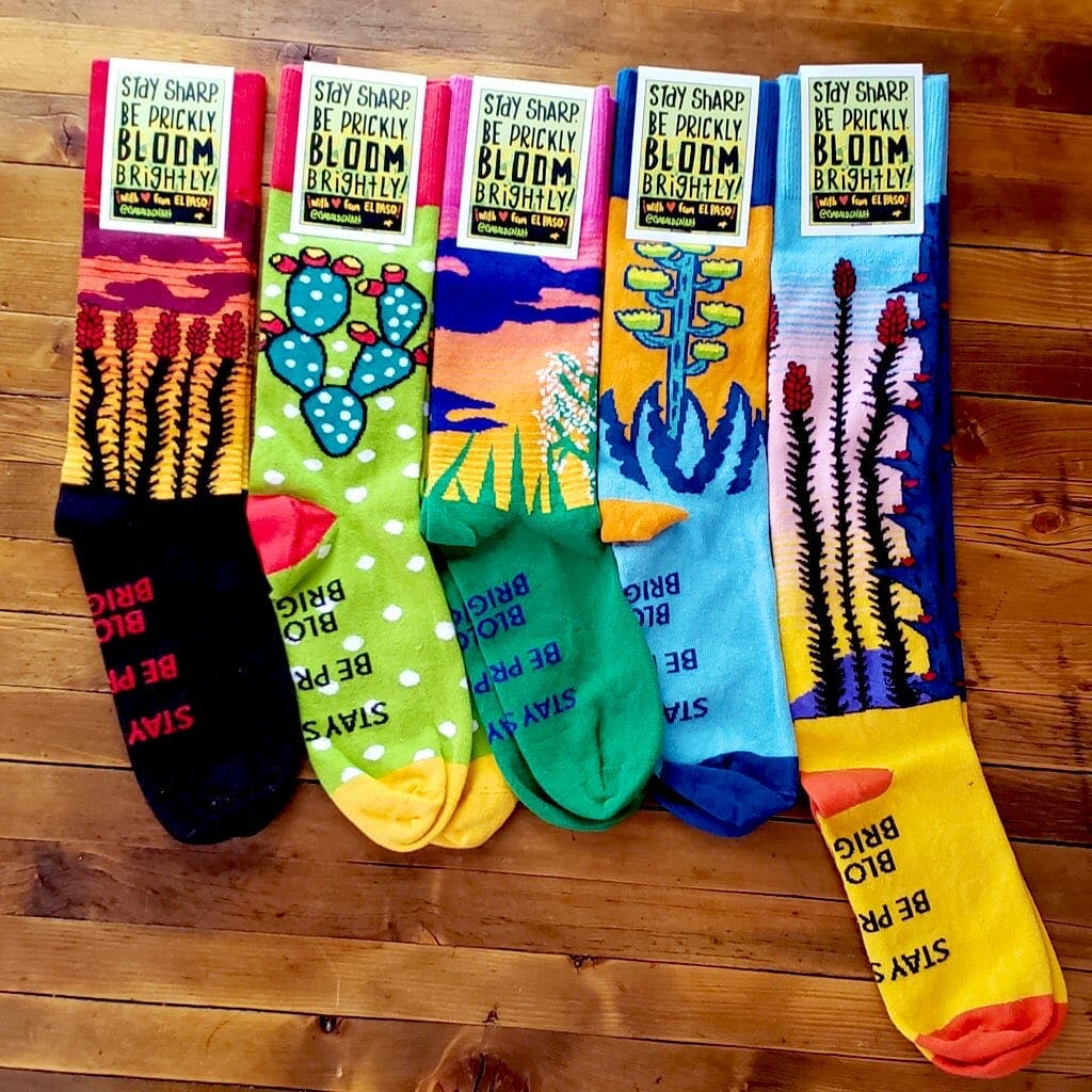 Gabaldon Art Transforms Paintings into Custom Socks