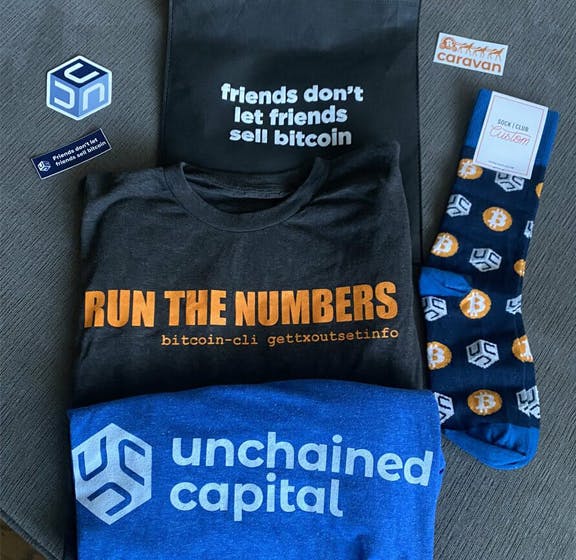 Unchained Capital Creates Valuable Conversations with Custom Socks