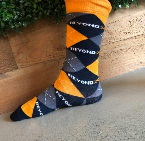 The Swag Product Everyone Wants From Beyond 20: Sock Club Custom Socks!