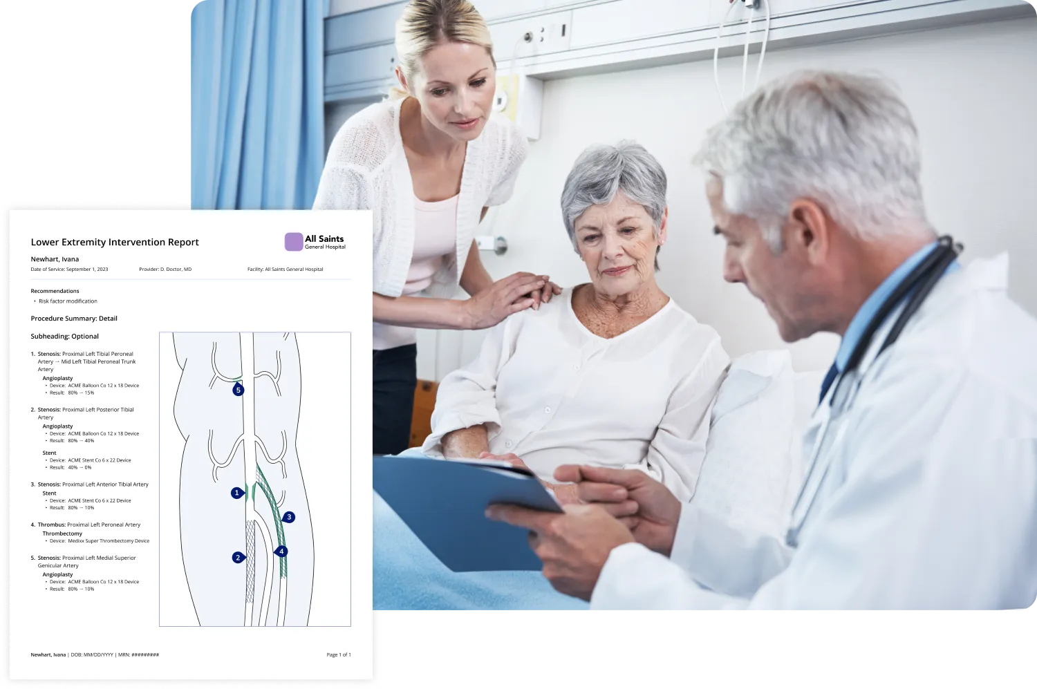 Etch-Guided Documentation