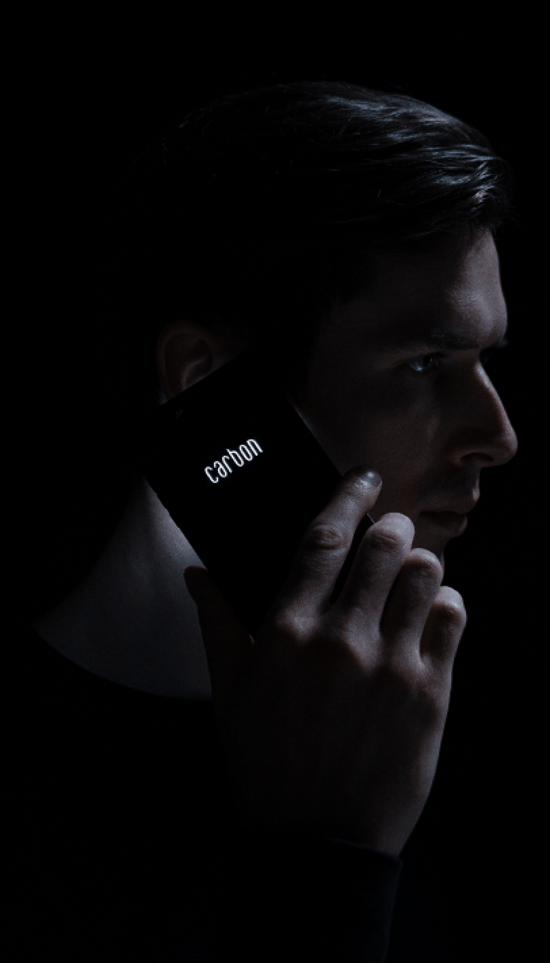 Carbon 1 MK II Smartphone. Thinnest. Lightest. Carbon Fiber. | Carbon ...
