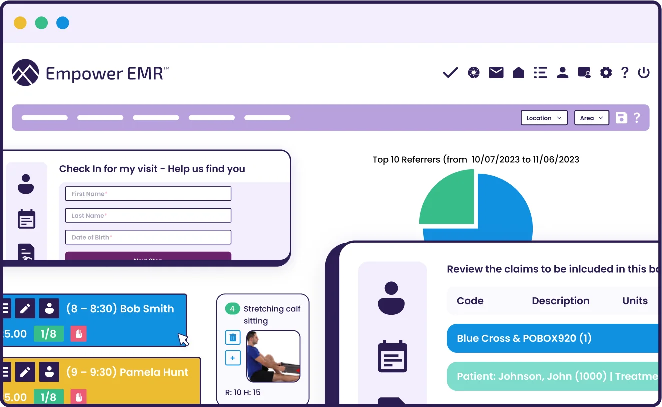 The all in one PT EMR built on automation | Empower EMR