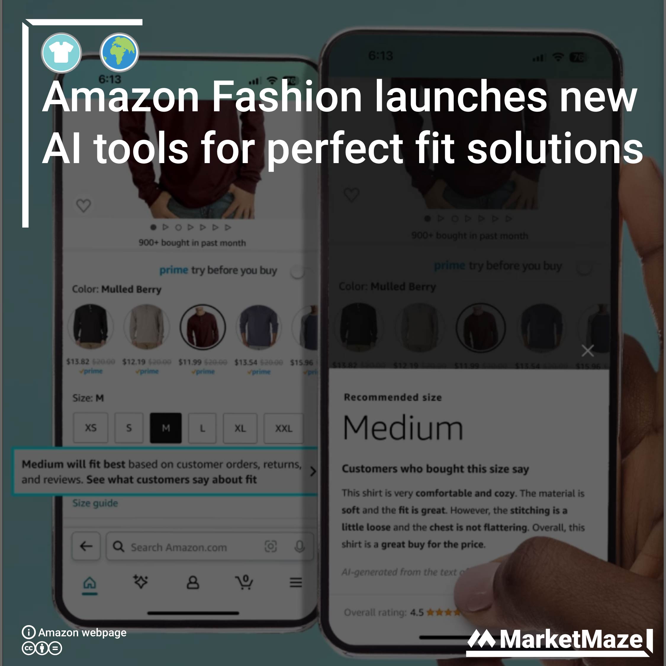 Amazon Fashion launches new AI tools for perfect fit solutions