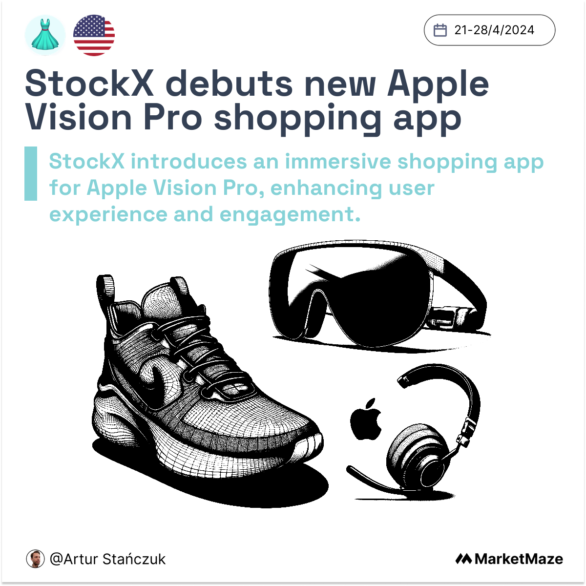 StockX debuts new Apple Vision Pro shopping app