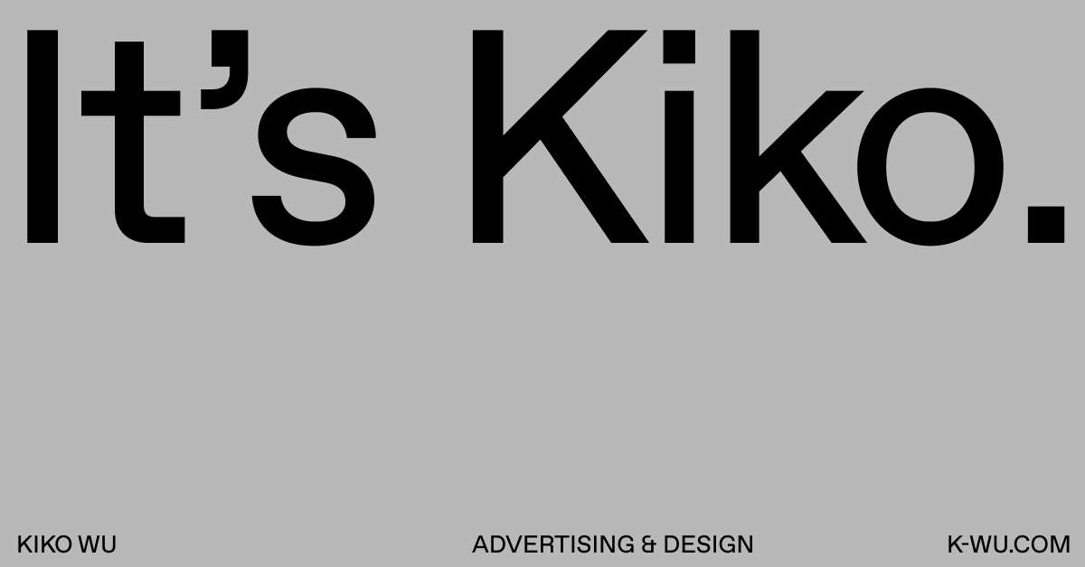Playground | Kiko Wu - Advertising & Design