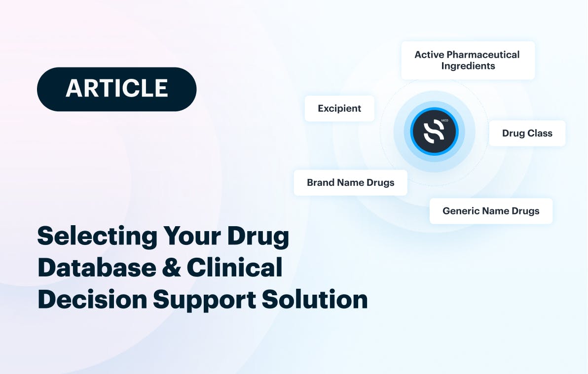 Selecting Your Drug Database