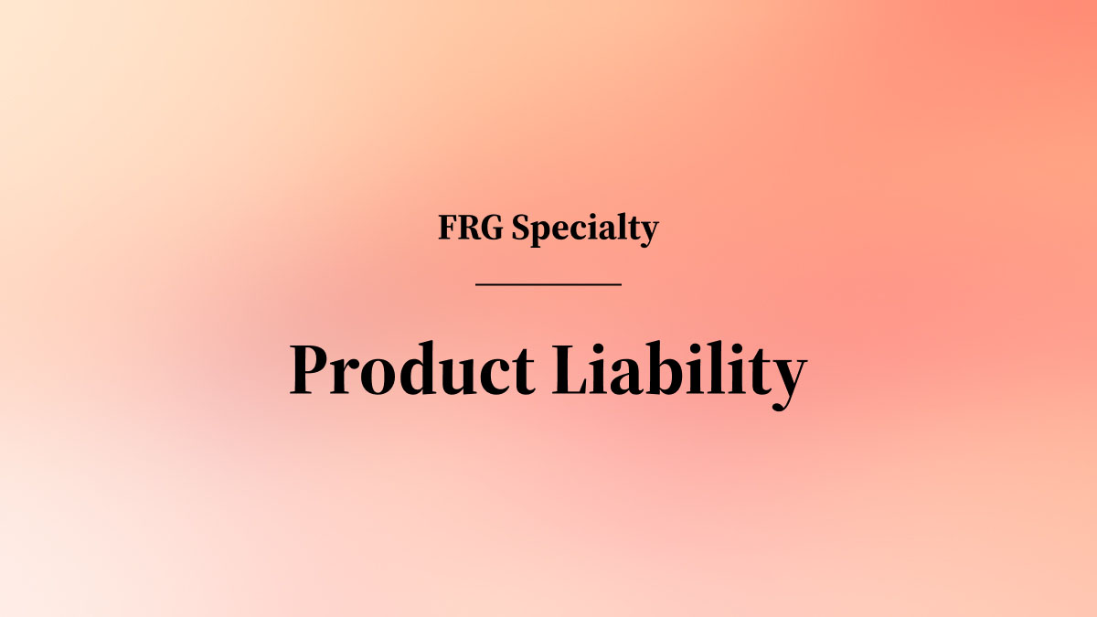 Product Liablity | Coverages | Frontier Risk Cannabis Insurance