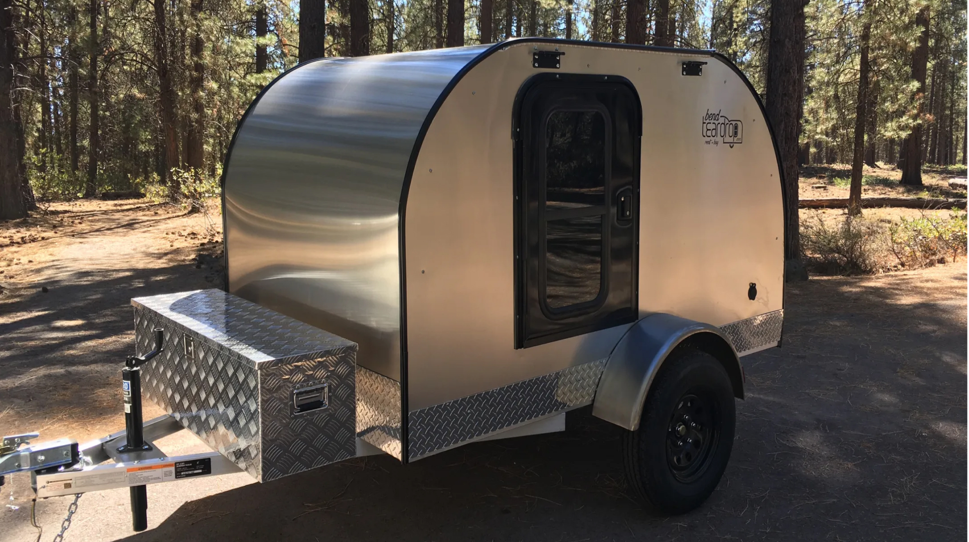 5×8 Super Ultra-Lite Teardrop on Aluminum Frame | Bend Teardrop