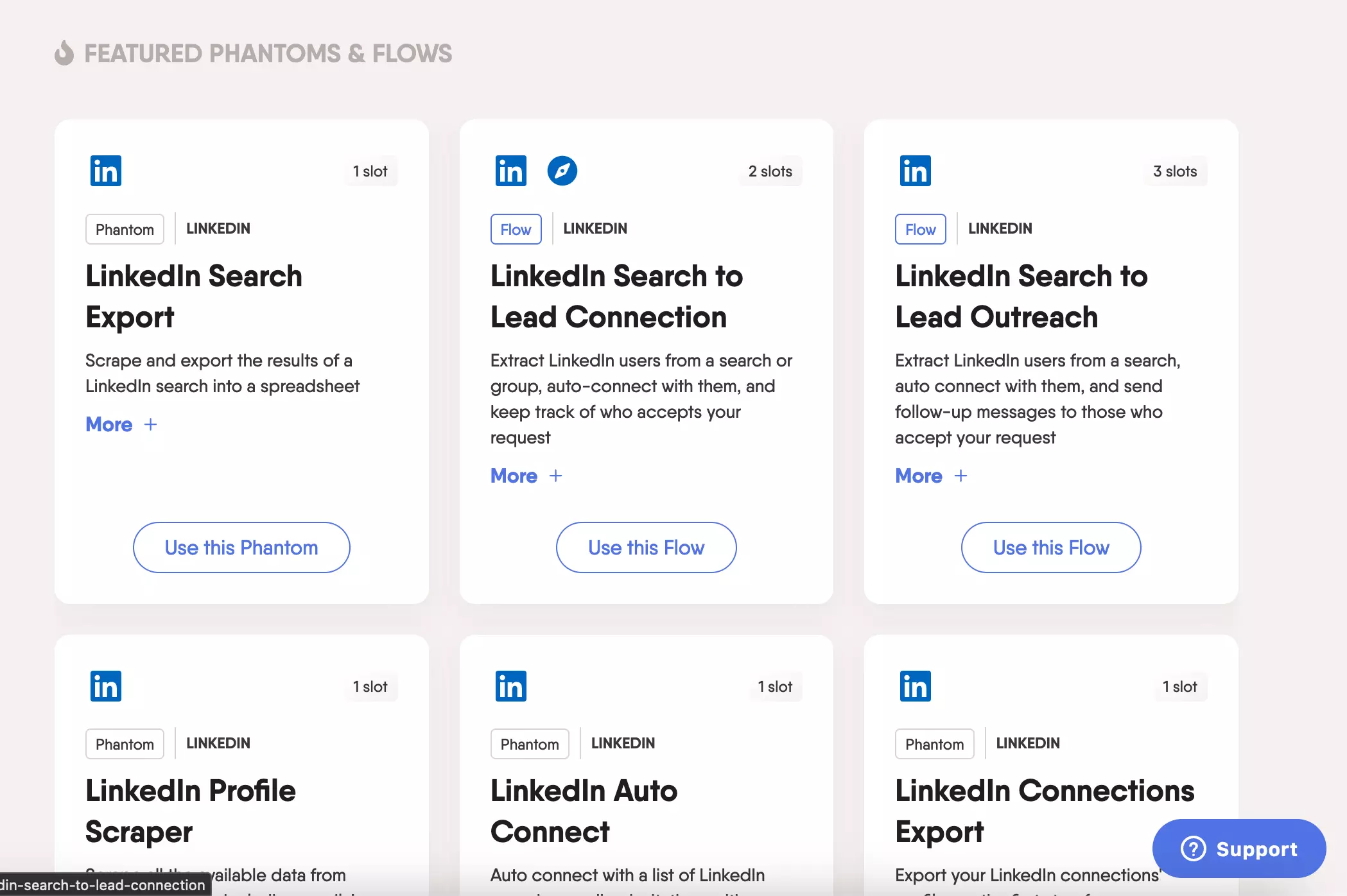 Dropcontact x Phantombuster integration