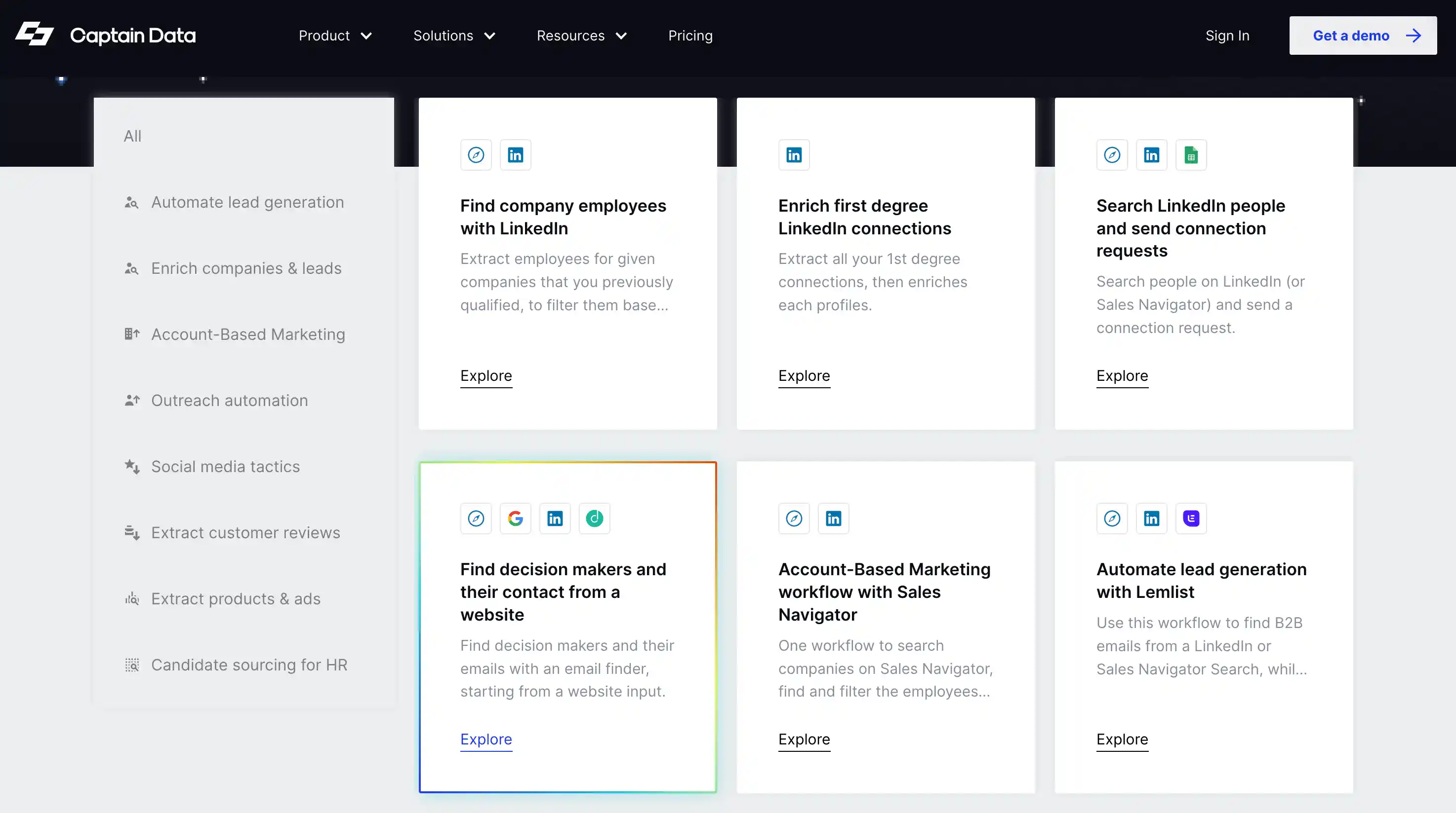 Integration Dropcontact x Captain Data