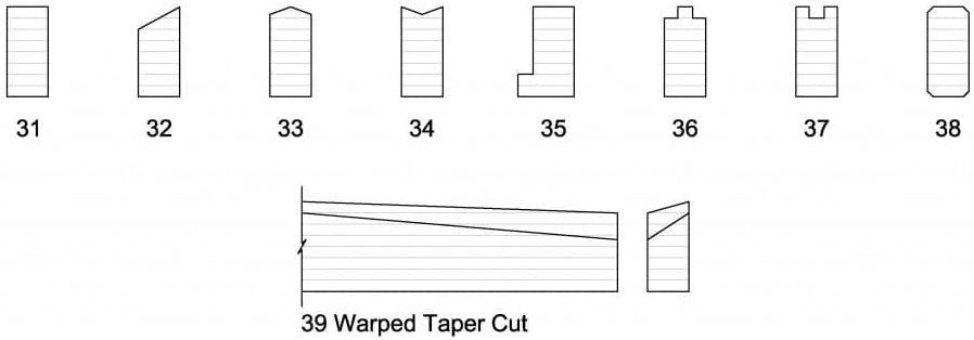 Available Configurations for Glulam Beams | QB Corporation