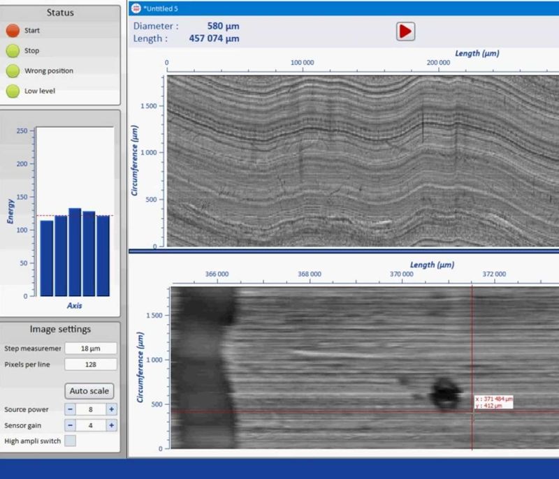 Wire diameter and ovality offline measurement solutions - Cersa MCI