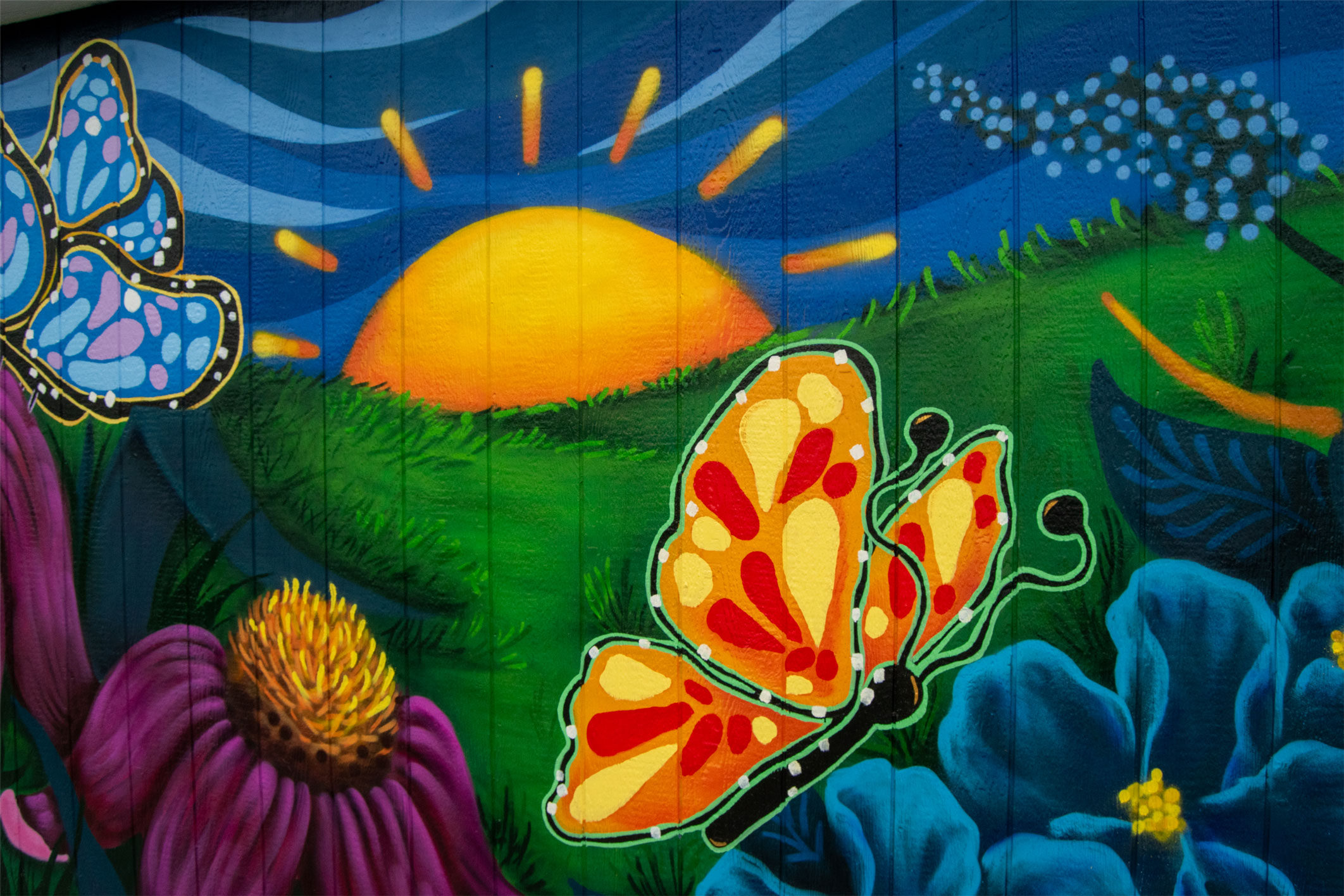 Glenwood-Lynwood Public Library Mural | Muralism