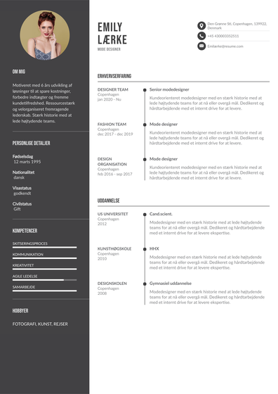 Modeles-CV - CV design dynamique et facile à utiliser