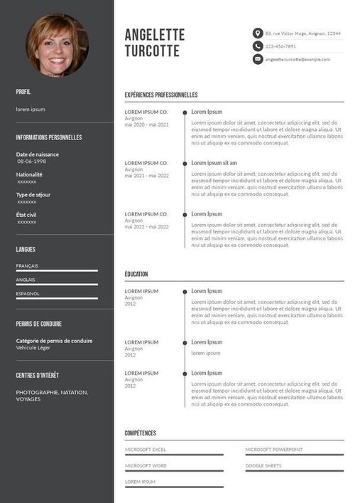 Conseils de création de CV chauffeur de taxi parfait